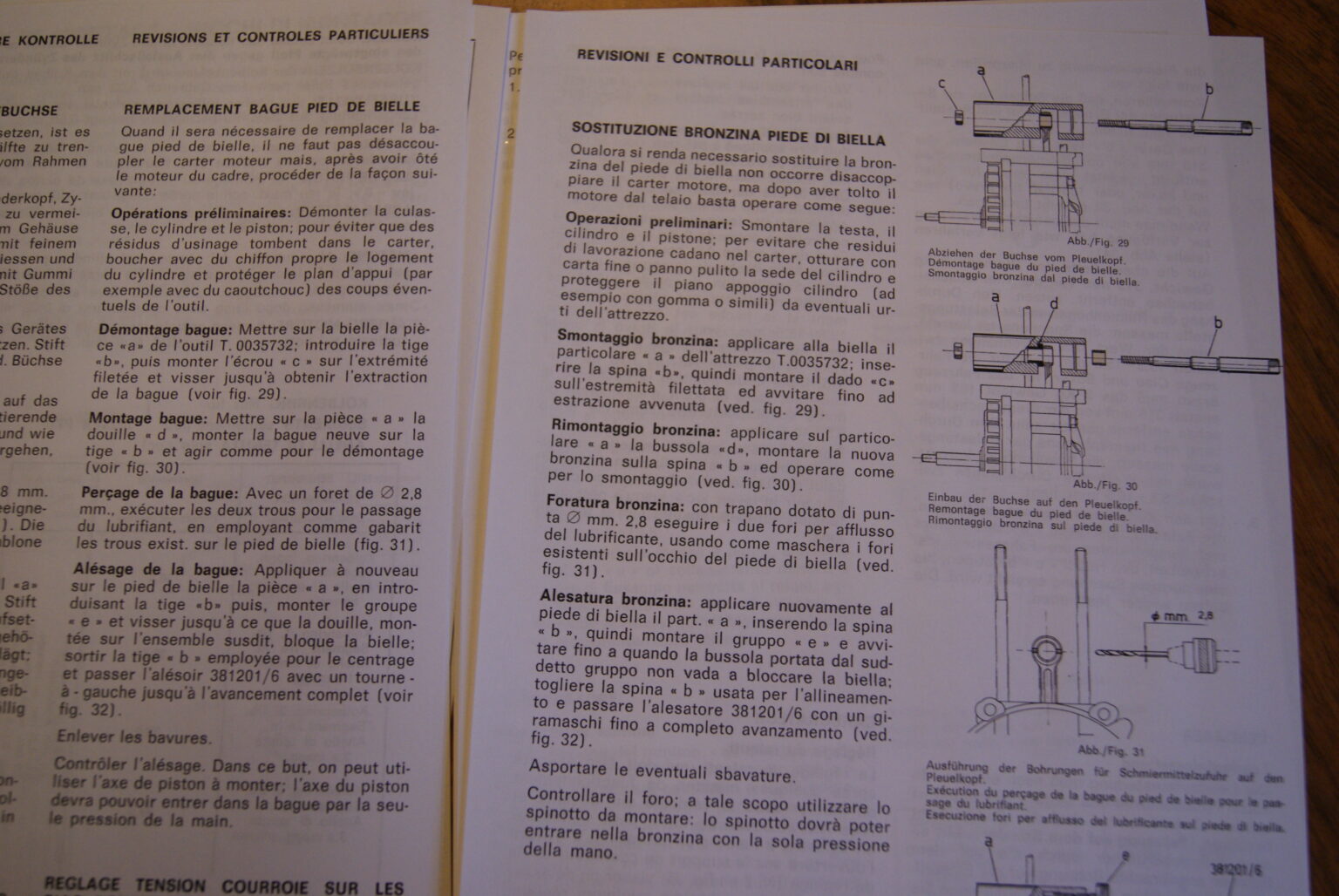 Piaggio Ciao/Bravo/Boxer Werkstatt Handbuch | oldtimermofa.ch